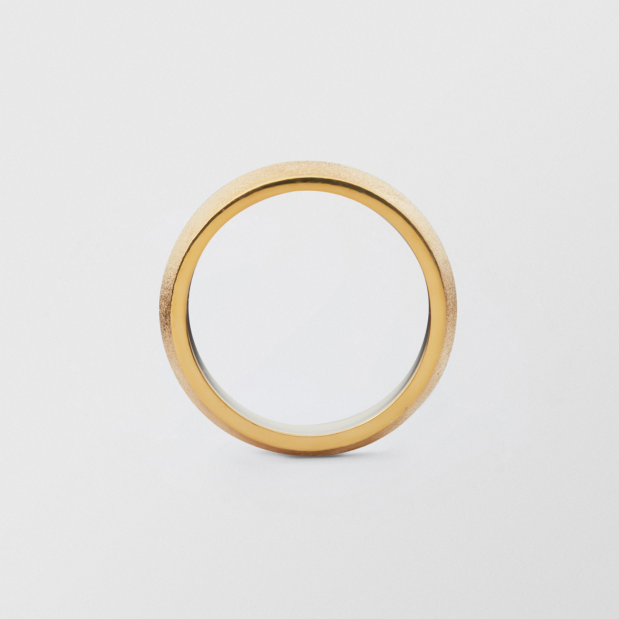 Soft, plain ring - Ring in 18K yellow gold, 9,0 mm.