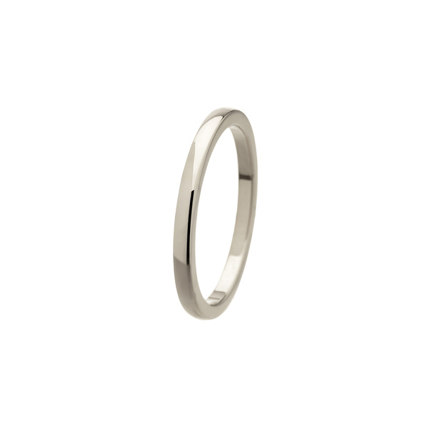 Soft, plain ring - Ring in 18K yellow gold, 2,0 mm.