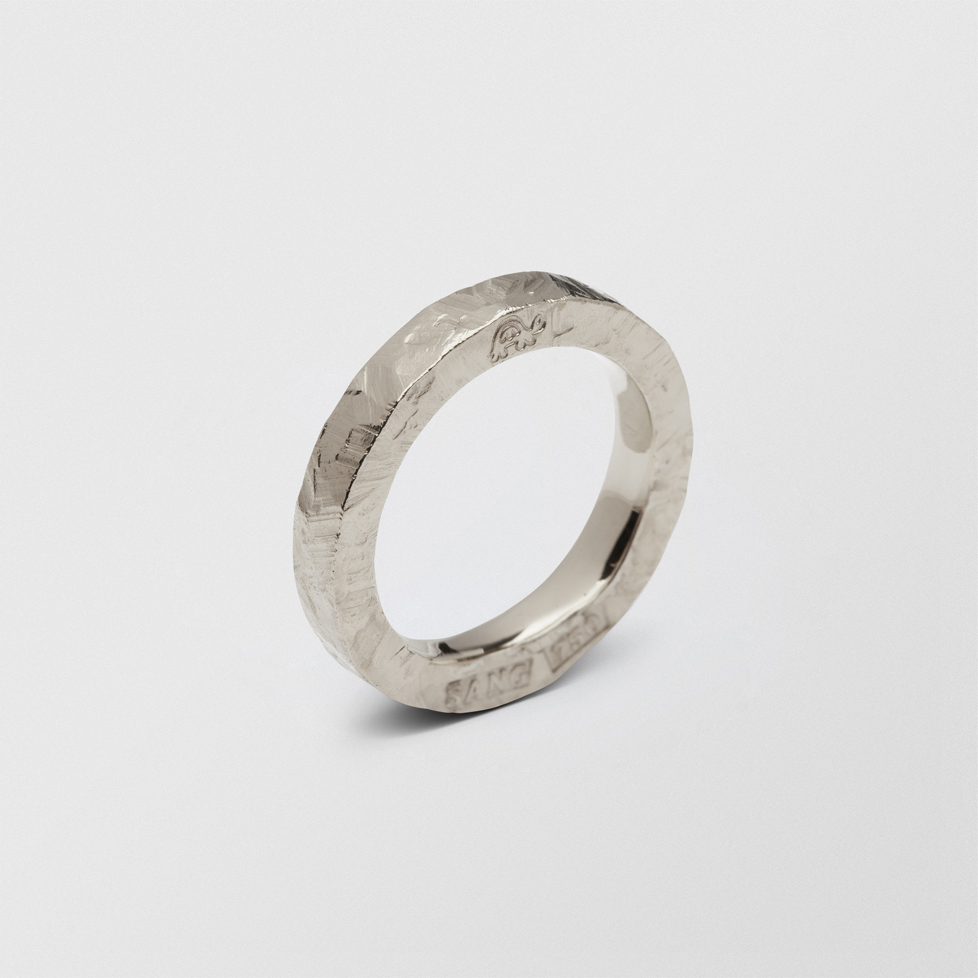 Rock, plain ring - Ring in 18K yellow gold, 4,0 mm.