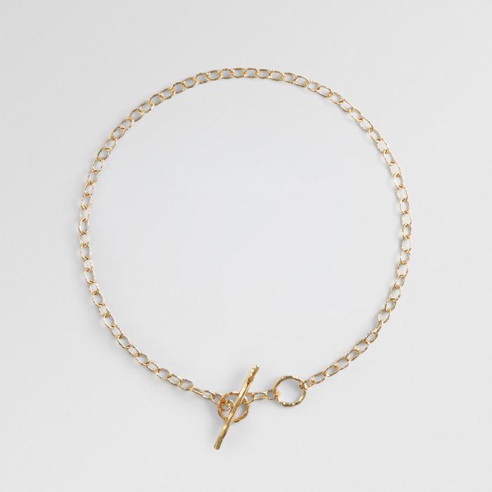 T - Chain - Chain in 18K yellow gold, 44-50 cm.