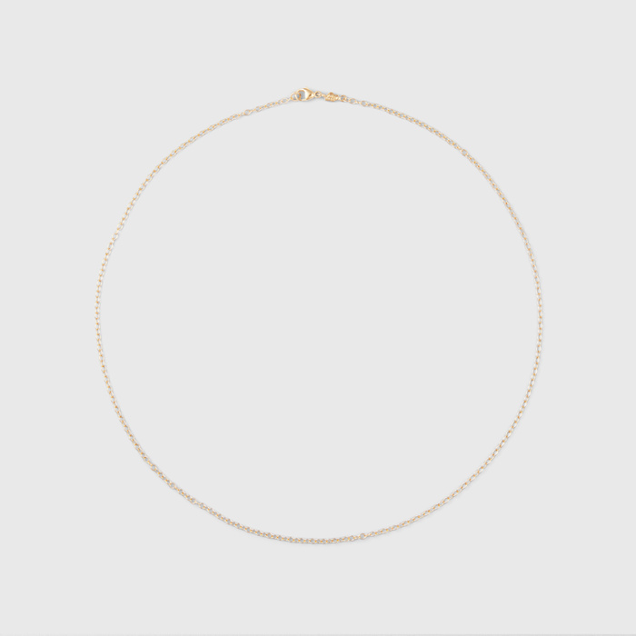Slim - Chain in 18K yellow gold, 36 cm.