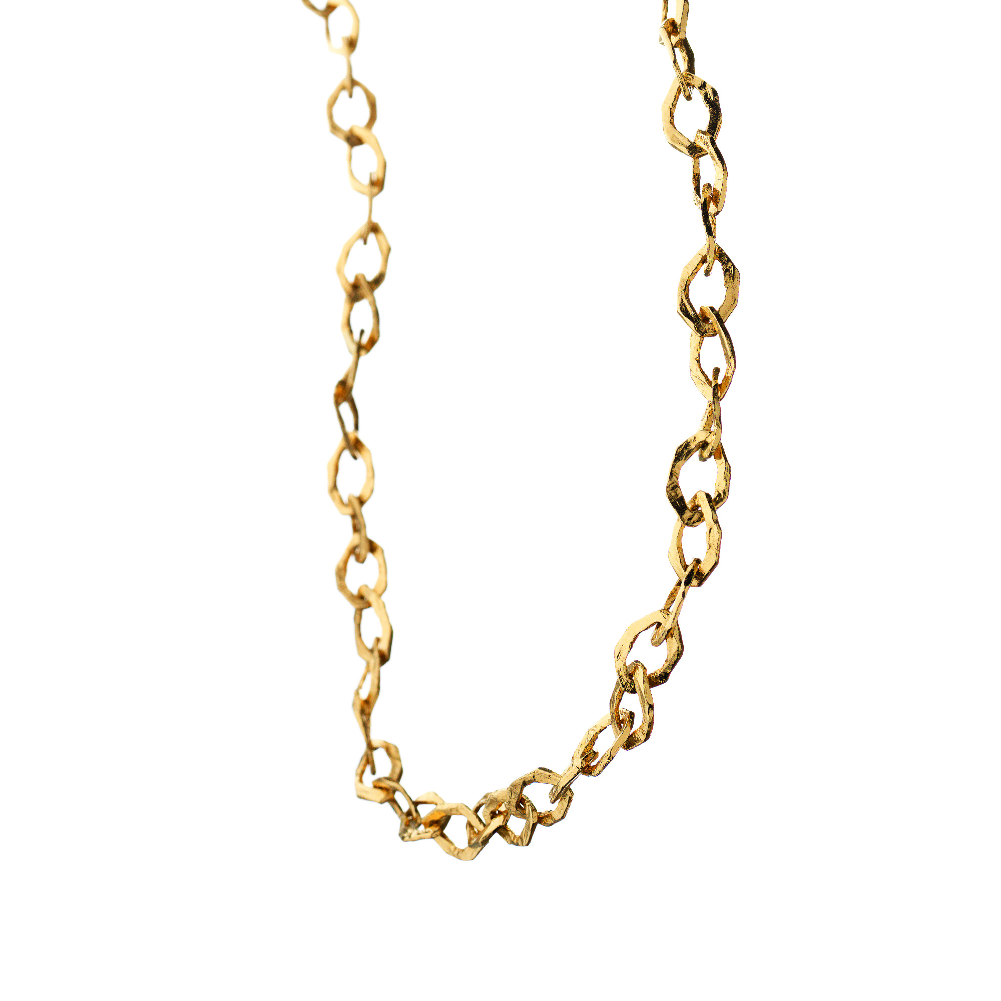 Grim - Chain in 18K yellow gold, 50 cm.
