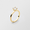 Soft, plain ring - Ring in 18K yellow gold, 2,0 mm.
