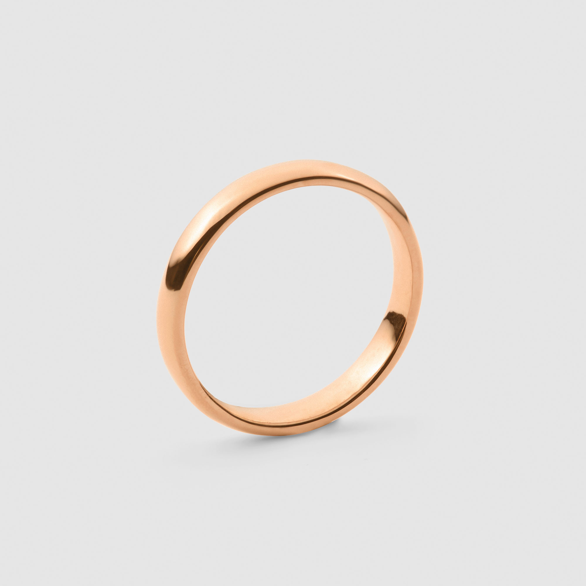 Sture, plain ring - Ring in 18K yellow gold, 4,0 mm.