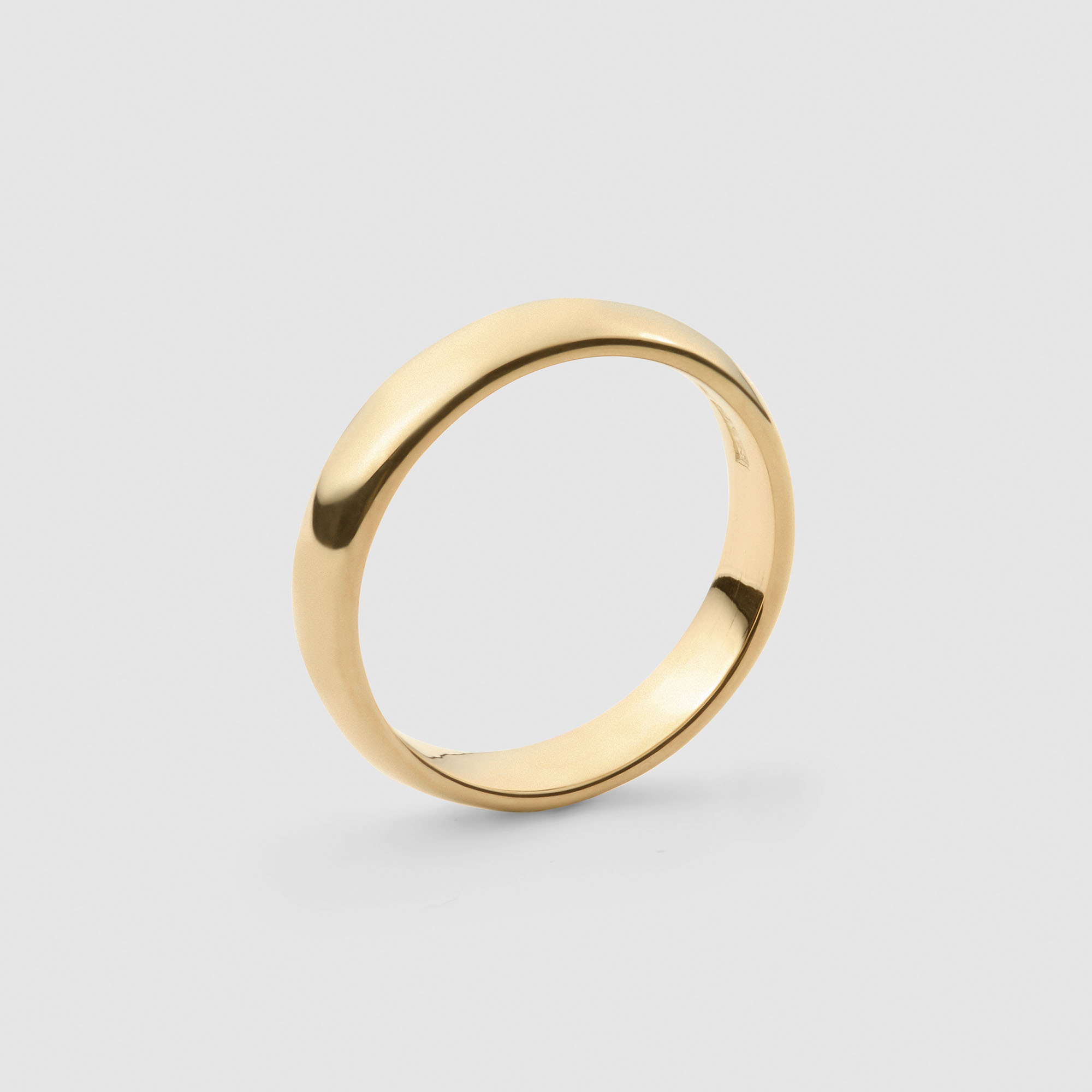 Sture, plain ring - Ring in 18K yellow gold, 5,0 mm.